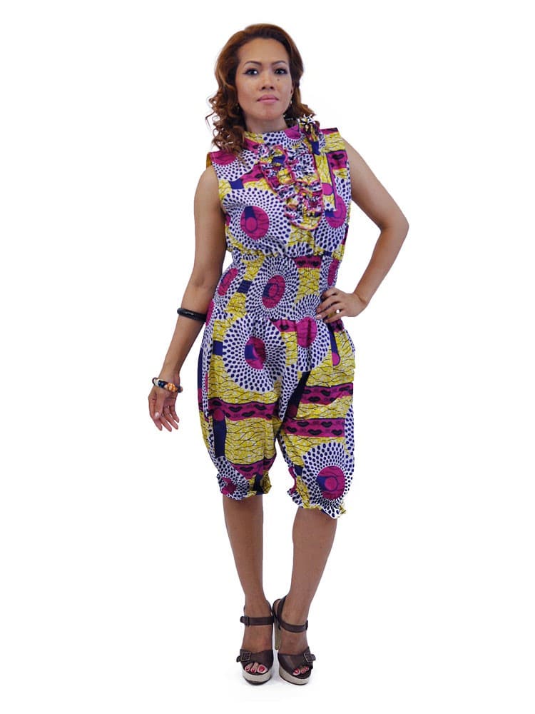 Teca Tie Dye Hippie Jumpsuit African Clothing Store Uk